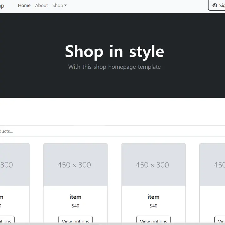 Shopping Mall Project (Web Service Design 2-person Team Project ...
